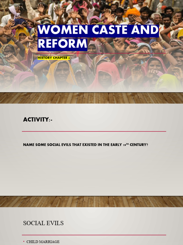 Caste Reform and Women's Rights | PDF | Dalit | Indian Religions