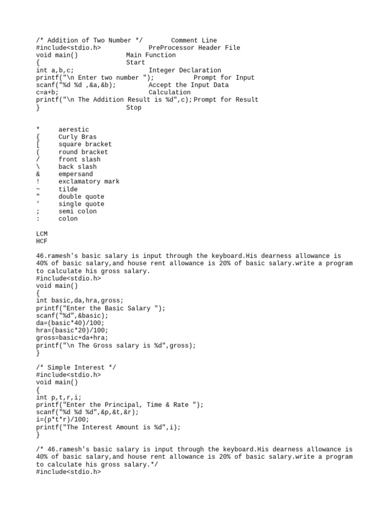 C Pdf Parameter Computer Programming String Computer Science 