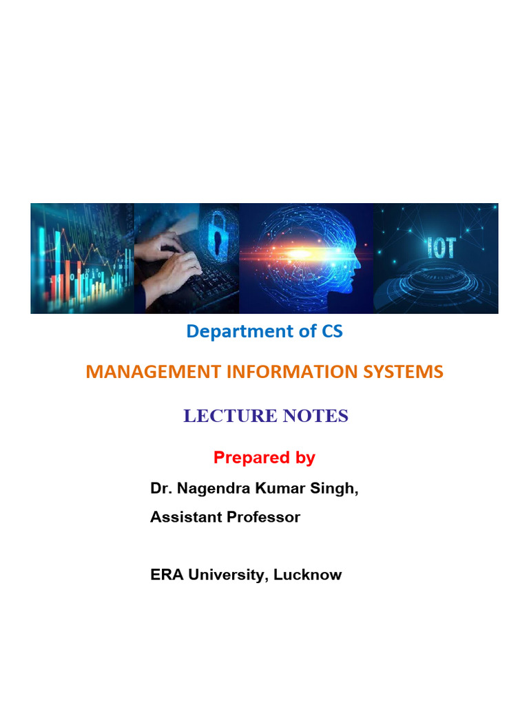 Management Information Systems Notes | PDF | Enterprise Resource ...