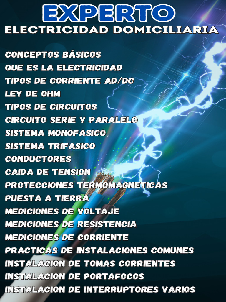 Temario Electricidad Domiciliaria-1 | PDF