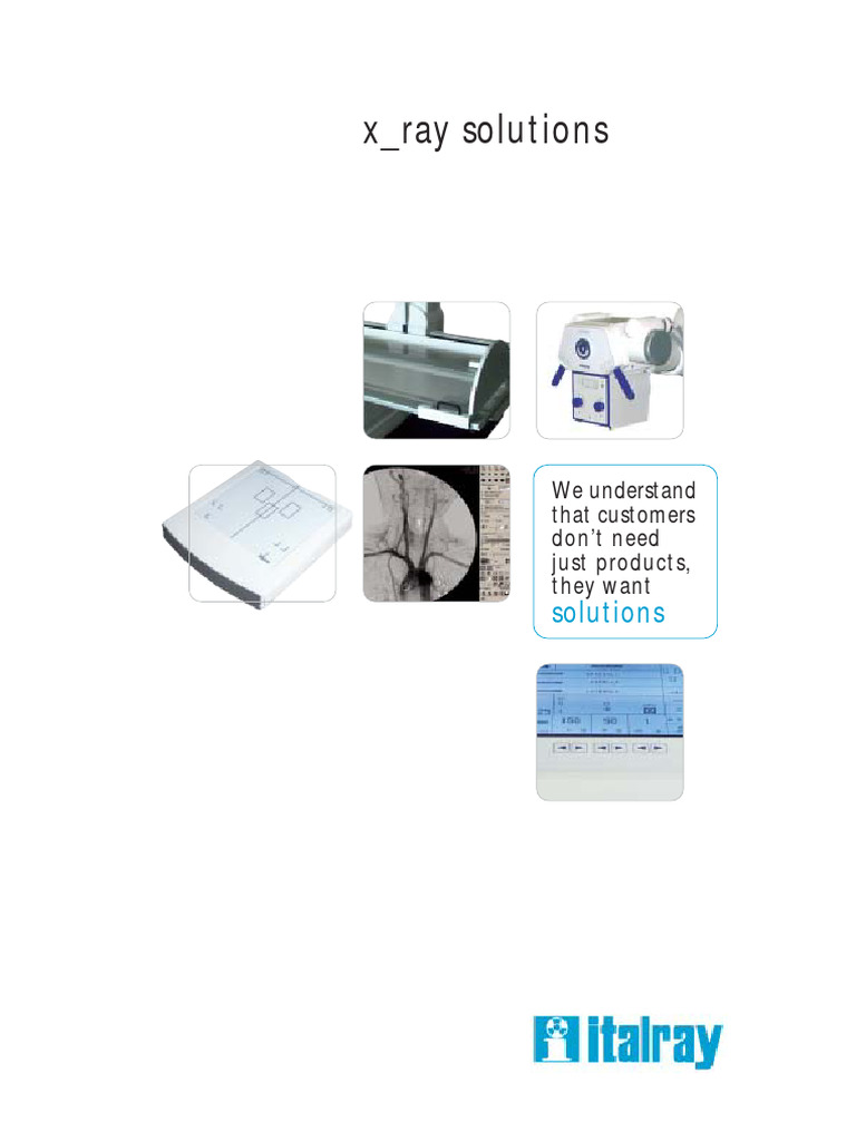 ITALRAY X-Ray Solutions Overview | PDF | Radiography | Imaging