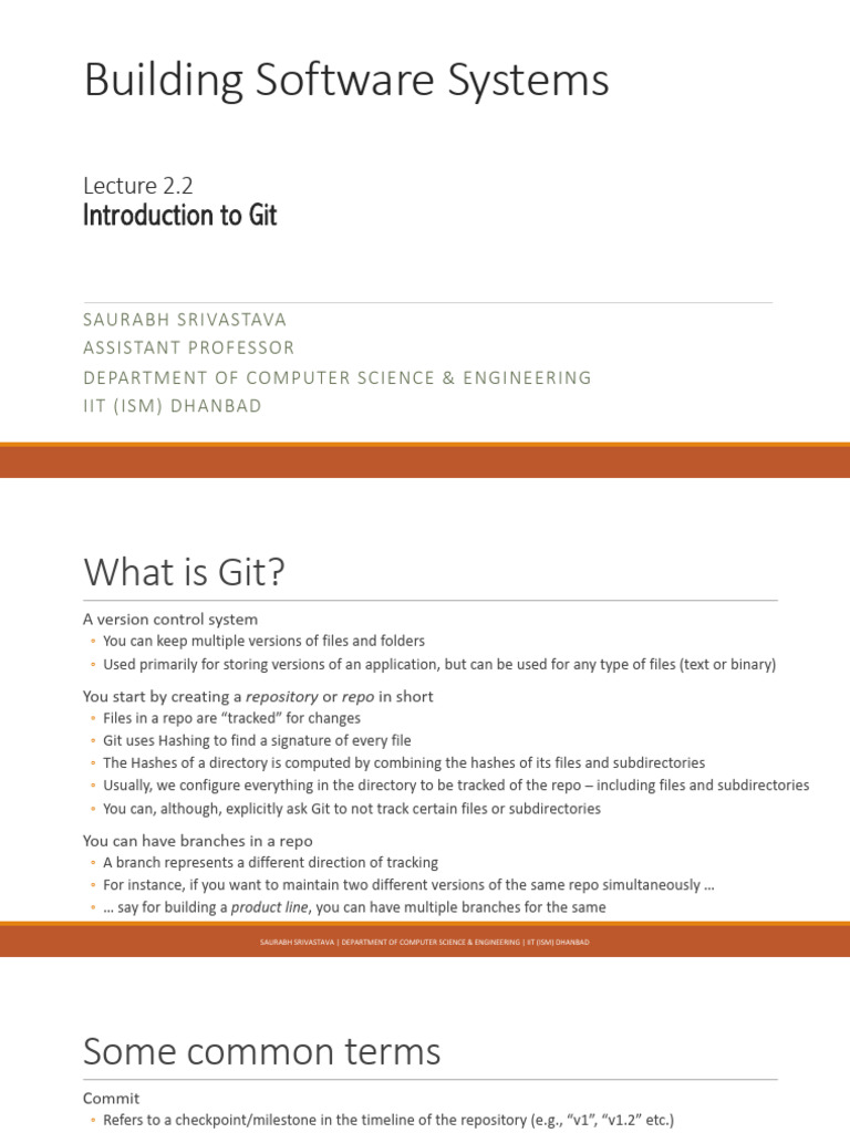 2.2 Introduction To Git | PDF | Directory (Computing) | Computer File 2.2 Introduction To Git | PDF | Directory (Computing) | Computer File