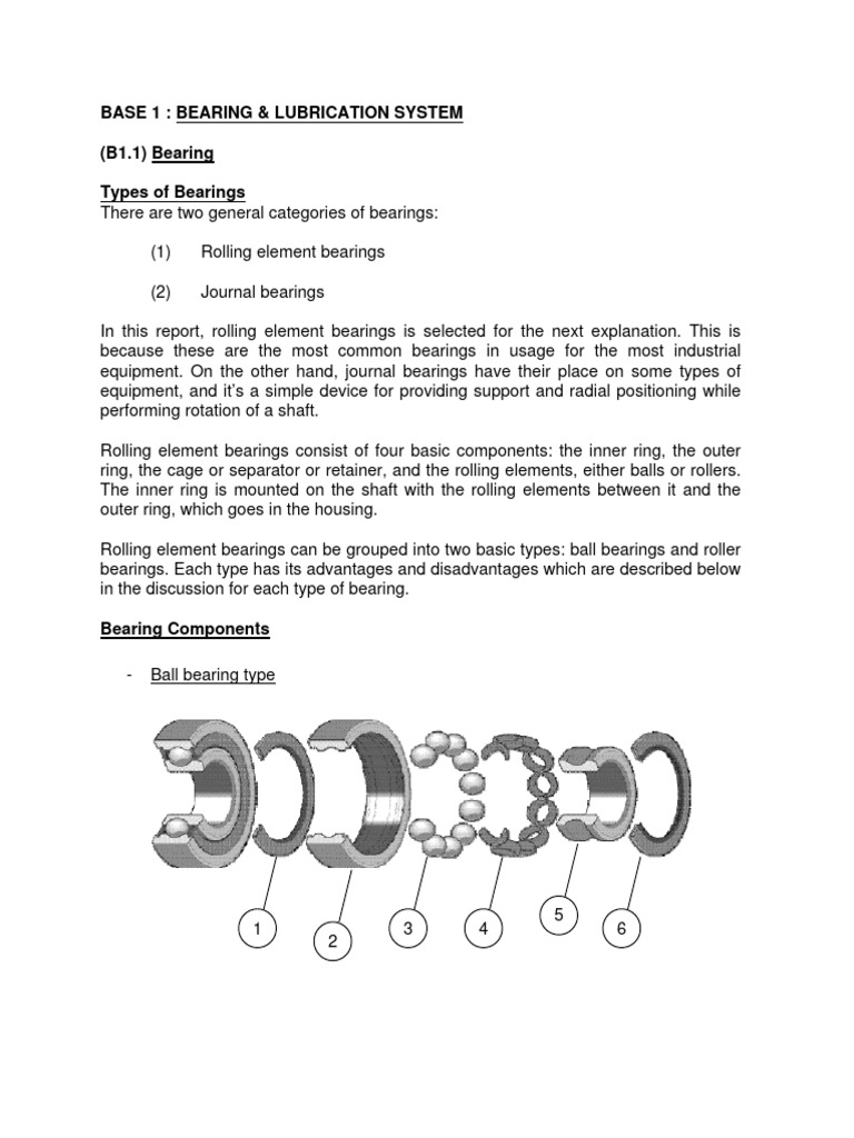 Bearing & Lub System | Download Free PDF | Bearing (Mechanical) | Pump