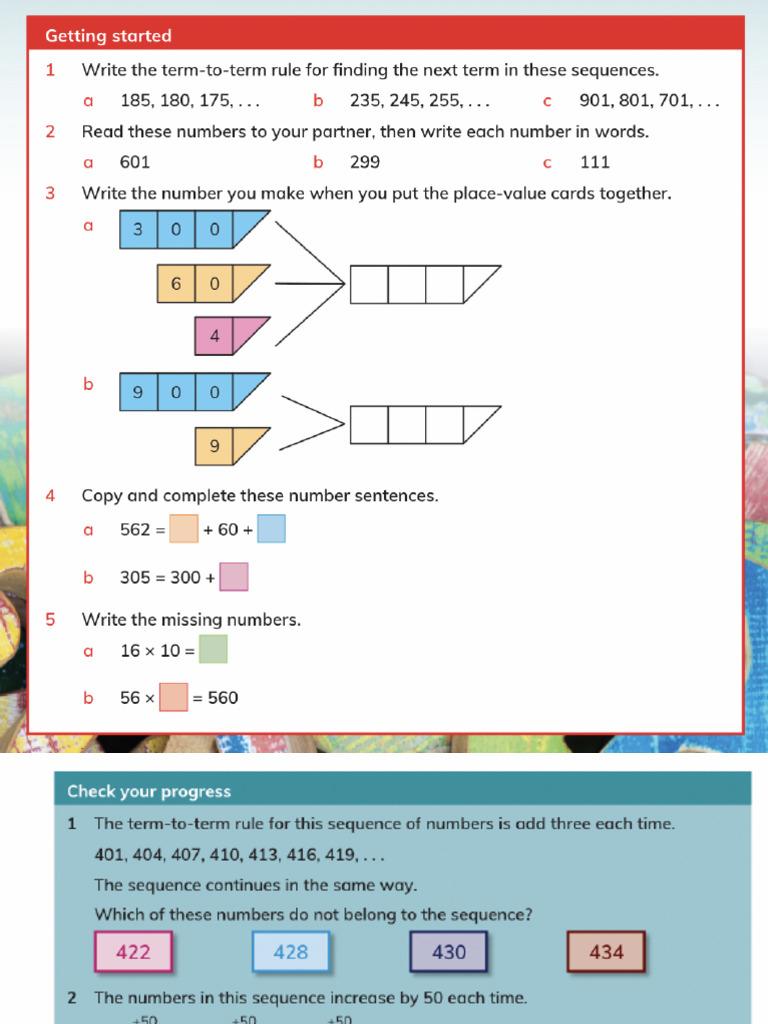 Chapter 1 Review Y4 | PDF