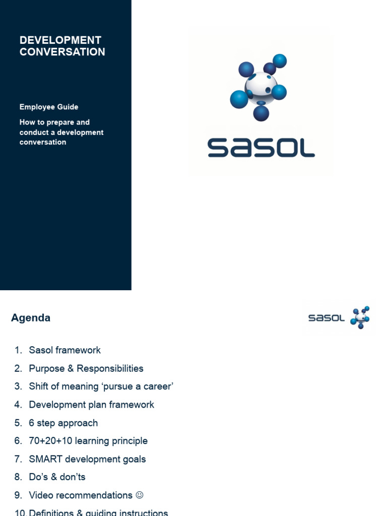 Guidance On Development Plan and Conversation - Employee | PDF ...