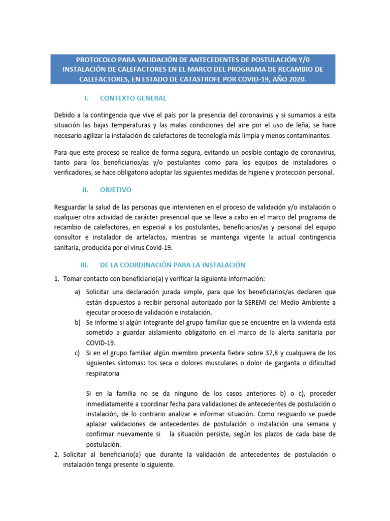 Protocolo de Salud Version Consolidada Final | PDF | Lavado de manos | Ciencias de la Salud