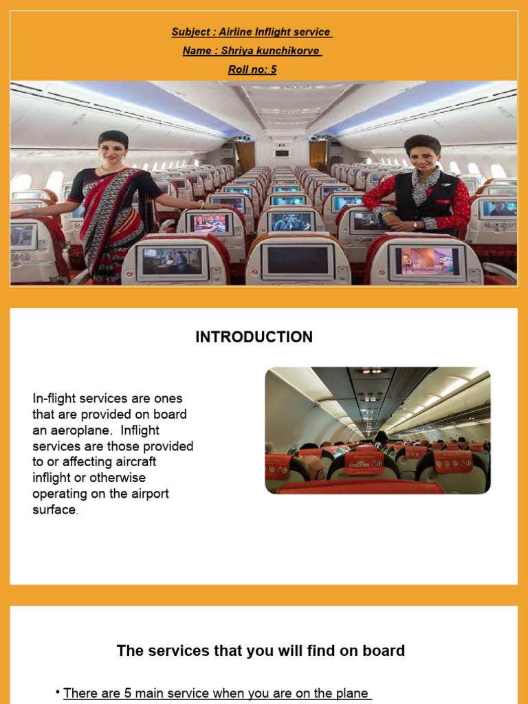 Inflight Services Shriya Kunchikorve | PDF