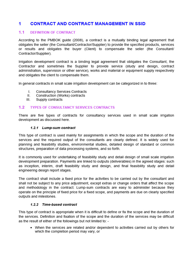 Contract Administration | PDF | Procurement | Labour Economics