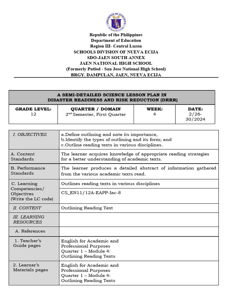 Outline | PDF | Learning | Cognition