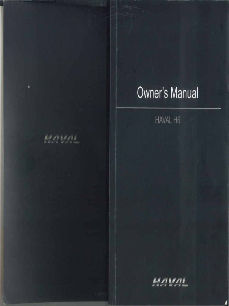 Haval H6 Owner Manual | PDF