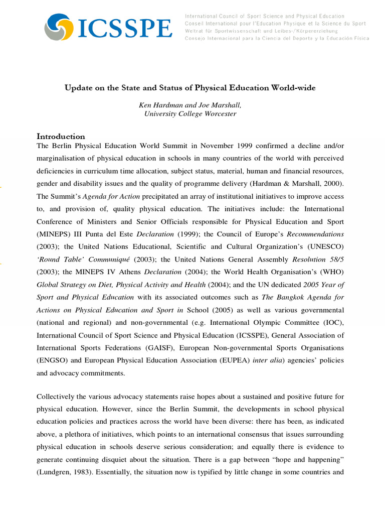 Ken Hardman and Joe Marshall - Update On The State and Status of ...