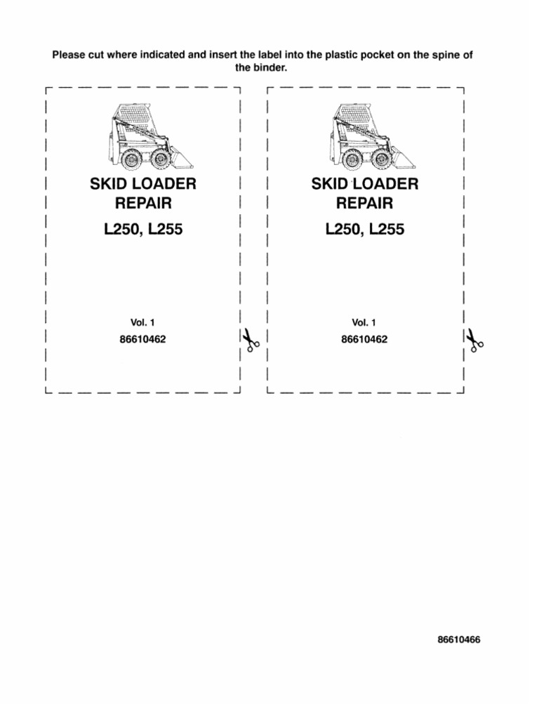 New Holland L250, L255 Skid Steer Loader Service Repair Manual ...