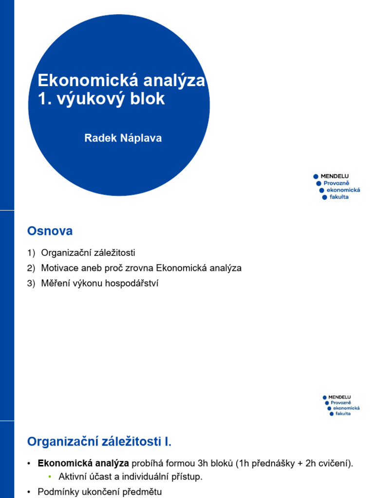 Blok 1 Prezentace | PDF