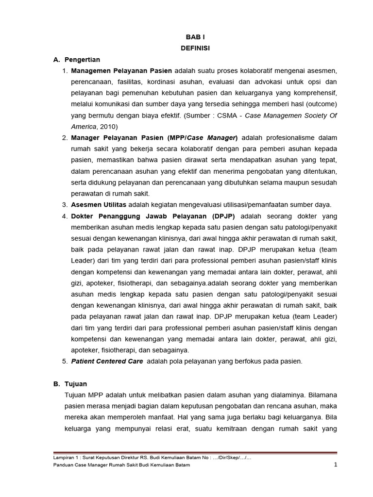 Panduan Case Manager | PDF | Pengembangan Diri | Kesehatan Holistik