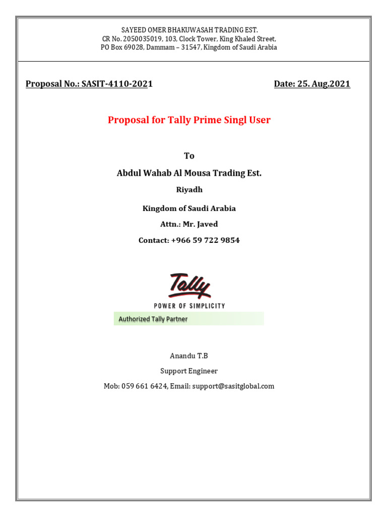 4110-Abdul Wahab Al Mousa Trading Est, TSU & QR Code Cust. (25-08-2021 ...