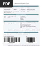 NIV Appointment System | PDF | Travel Visa | Government And Personhood