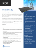 Reason S20 Managed Ethernet Switch - GE Grid Solutions | PDF | Network ...