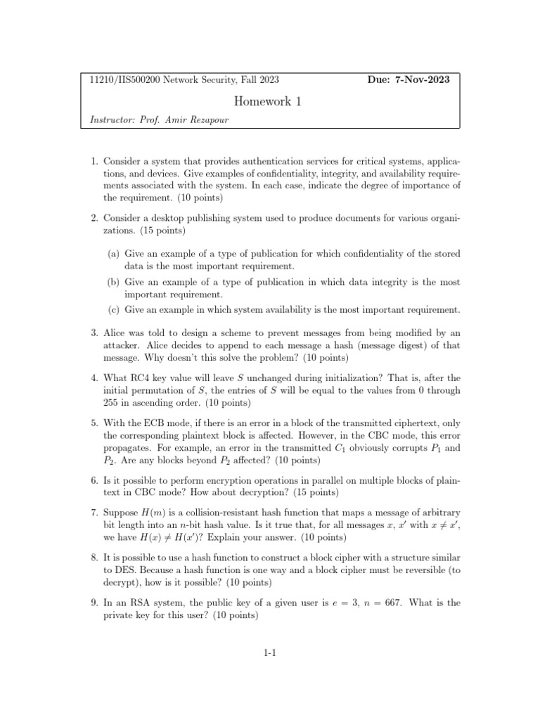 Homework 1 | PDF