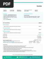 Hospital Bill for Full Body Checkup | PDF | Invoice | Receipt
