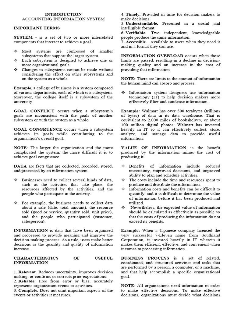 Introduction To Ais | PDF | Information | Supply Chain