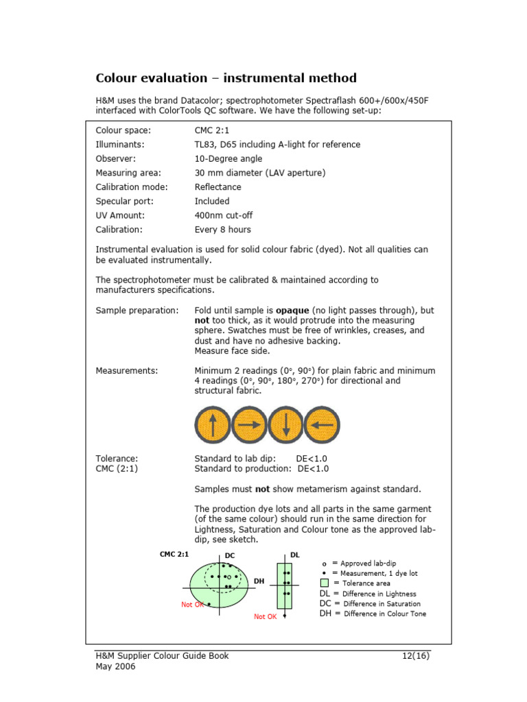HM Colour Guide Book | Download Free PDF | Spectrophotometry | Metrology