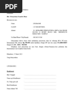 Surat Permohonan Pengembalian Dana (Refund) | PDF | Pengelolaan ...