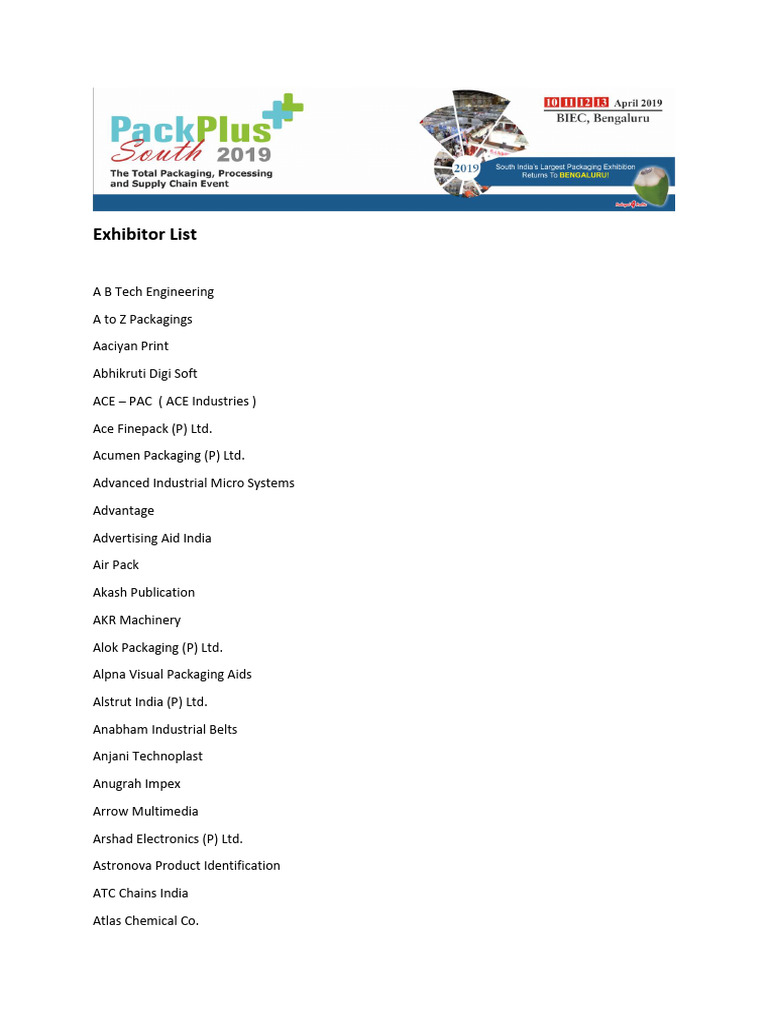 Packplus South April 2024 | PDF | Secondary Sector Of The Economy