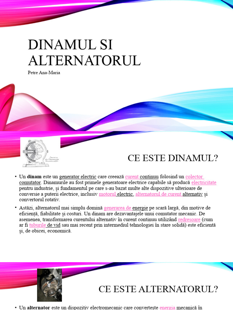 Dinamul Si Alternatorul | PDF