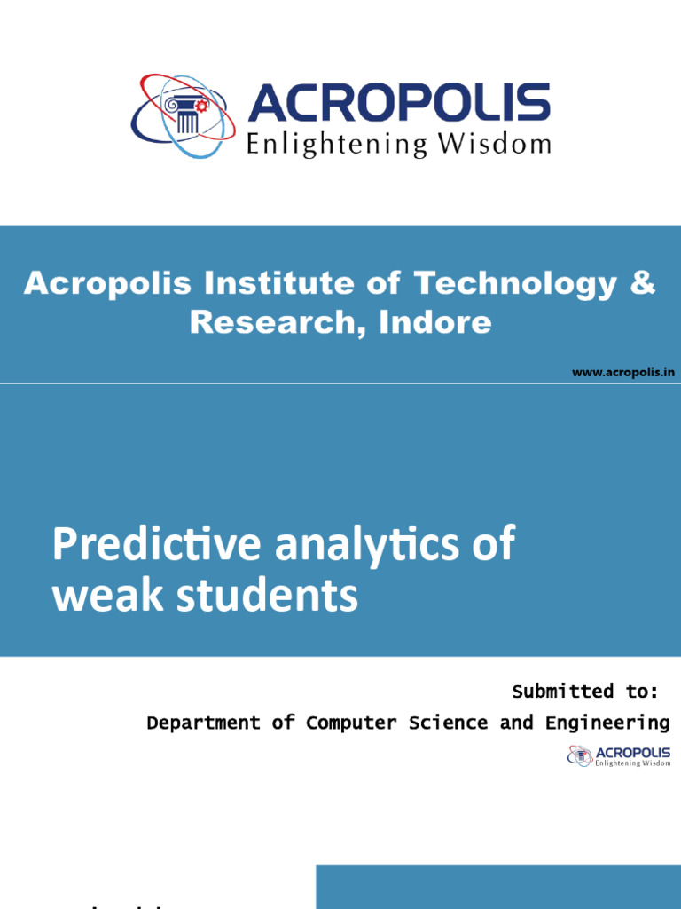 MAJOR | PDF | Machine Learning | Predictive Analytics