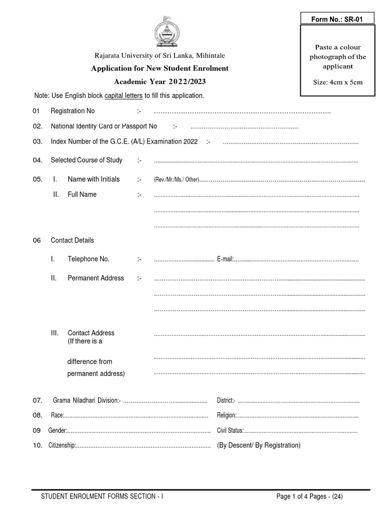 RegistrationForms2022 - 2023 SSH New (1) (4) - 240220 - 204848 | PDF