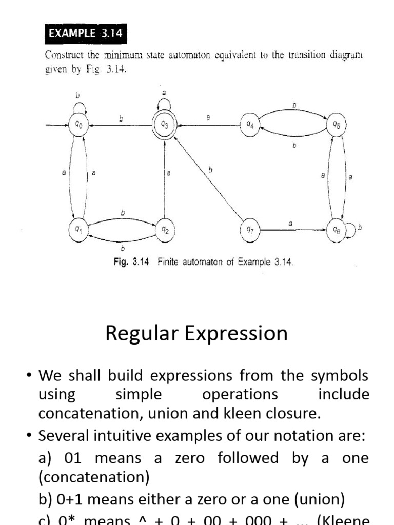 Ch2regular Expression | PDF | Automata Theory | Regular Expression