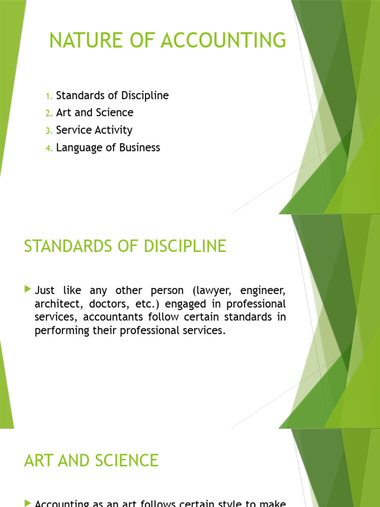 Definition and Nature of Accounting | PDF | Accounting | Bookkeeping