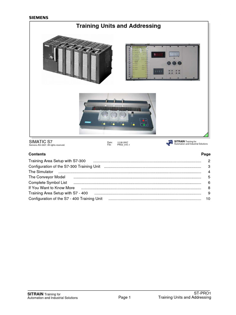 PRO2 01E Training Units | PDF | Computer Architecture | Electronic Engineering
