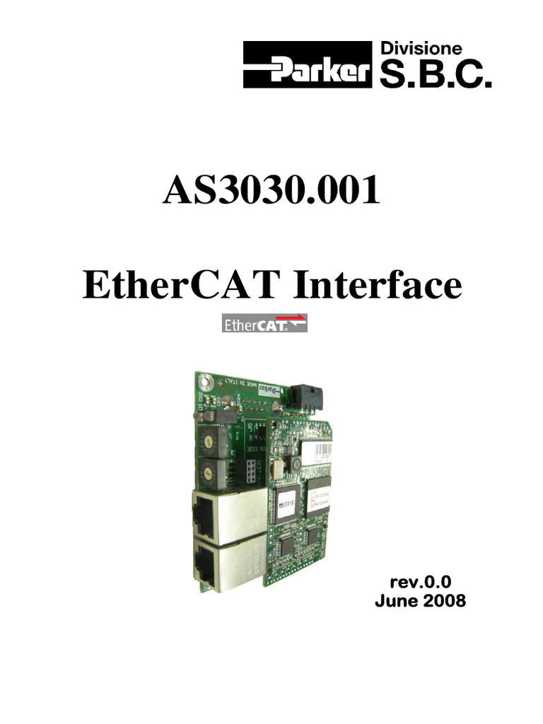 EtherCAT Interf GB | PDF | Computer Data | Computer Hardware