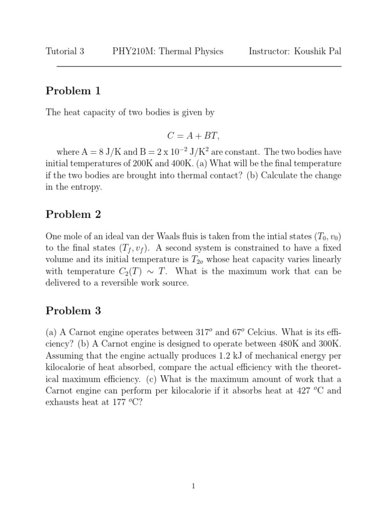 Problem 1 | PDF | Science & Mathematics