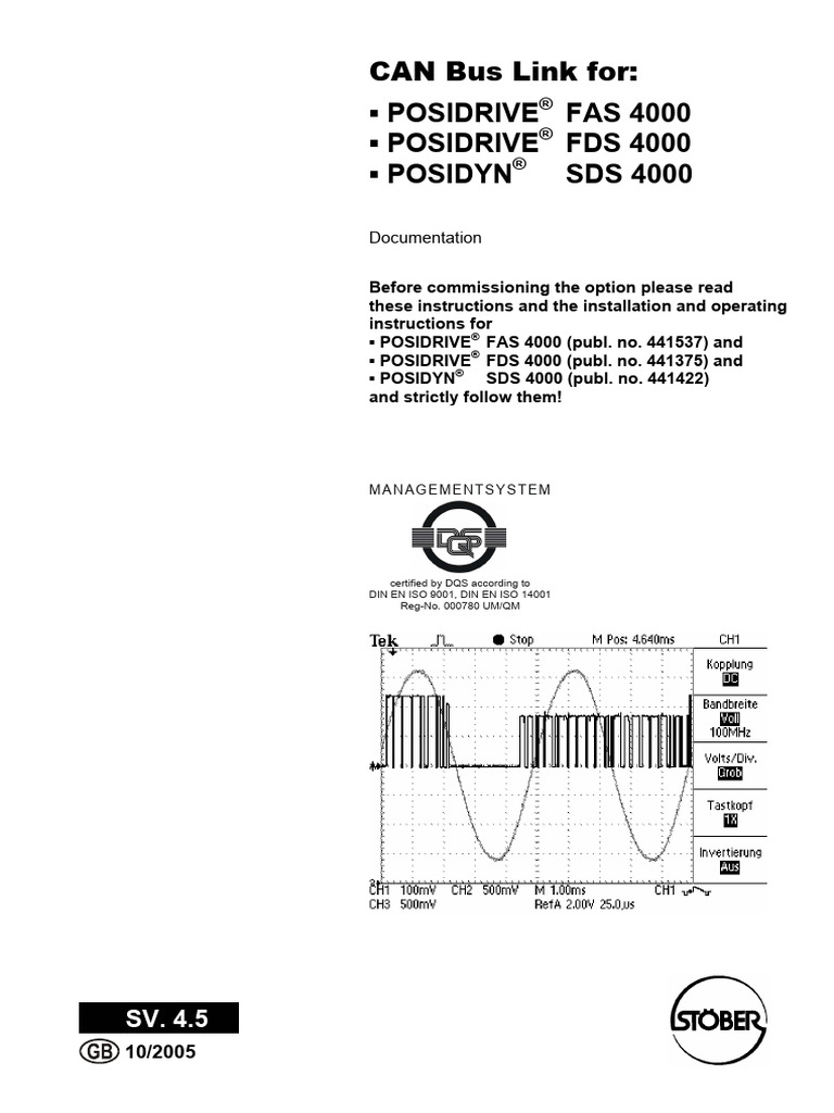 0003 BHB CAN-Bus en | PDF | Osi Model | Electronics