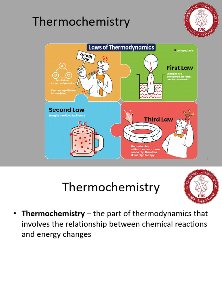 ThermoChemistry | PDF | Enthalpy | Heat