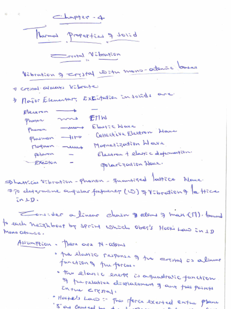 Thermal Properties of Solid | PDF