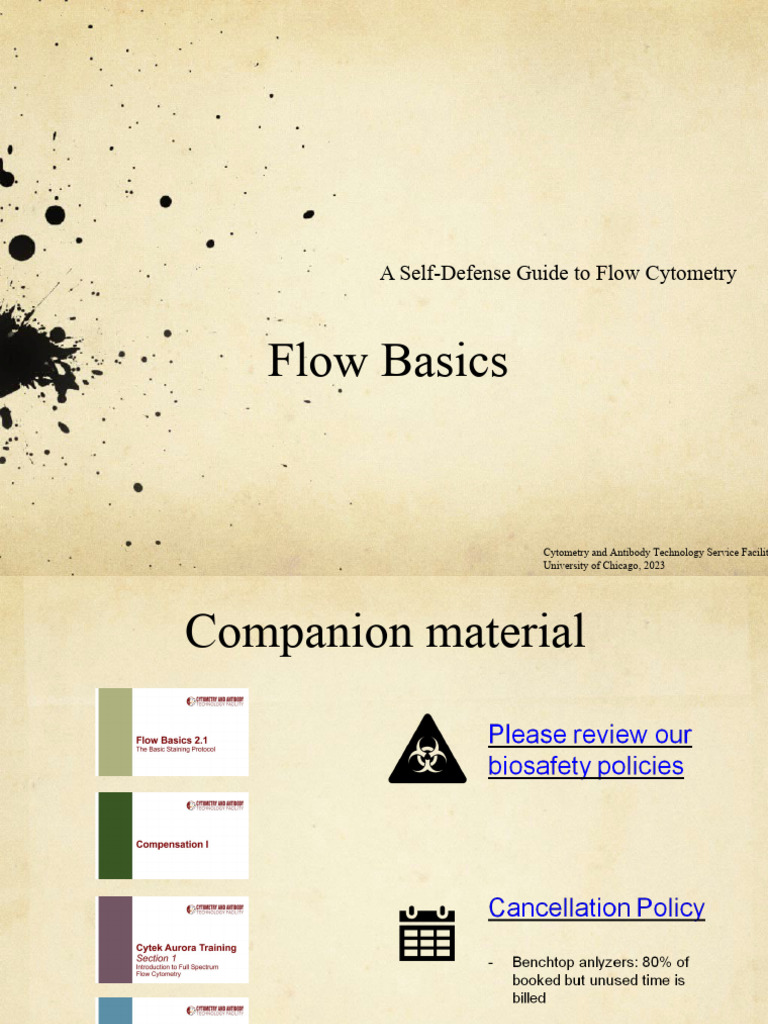 Flow Basics 2023 | PDF | Flow Cytometry | Science