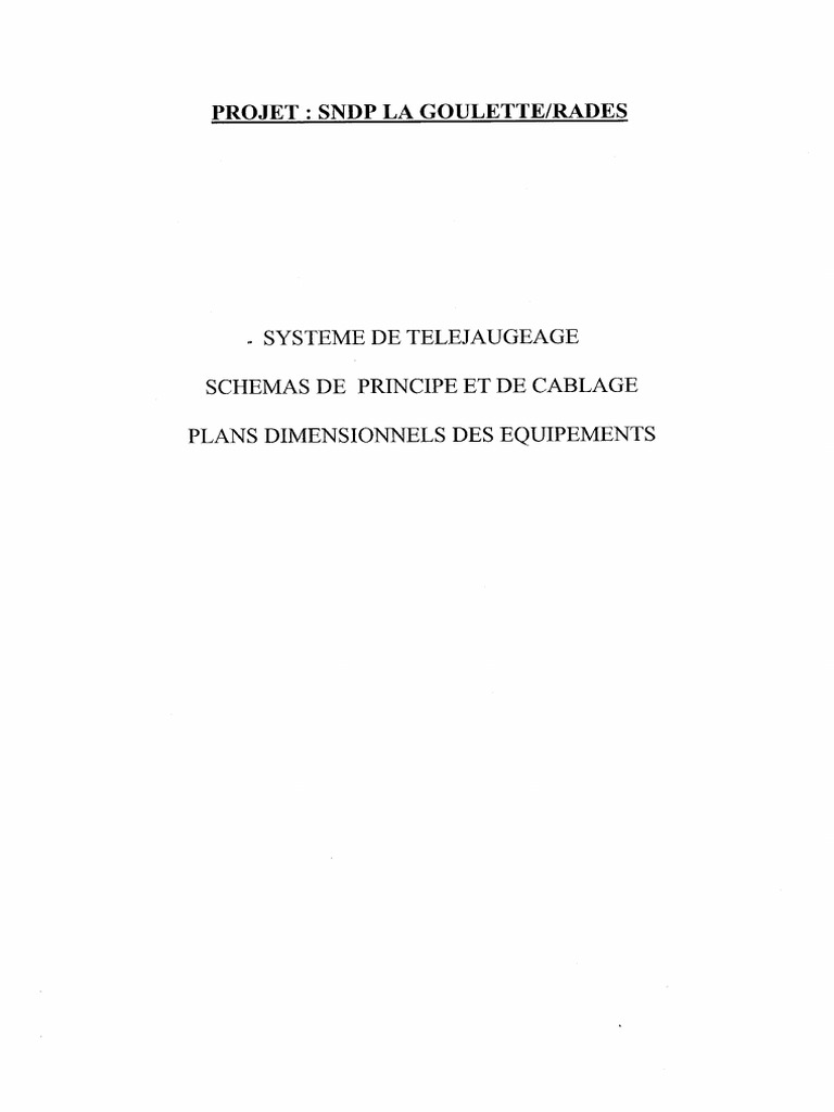 Schema Et Dimensions Systeme Enraf Pdf