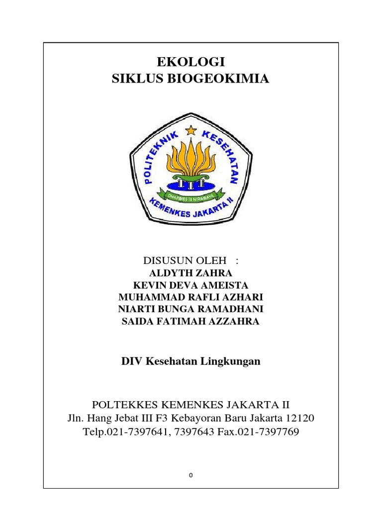 Makalah Siklus Biogeokimia Kel.5 | PDF