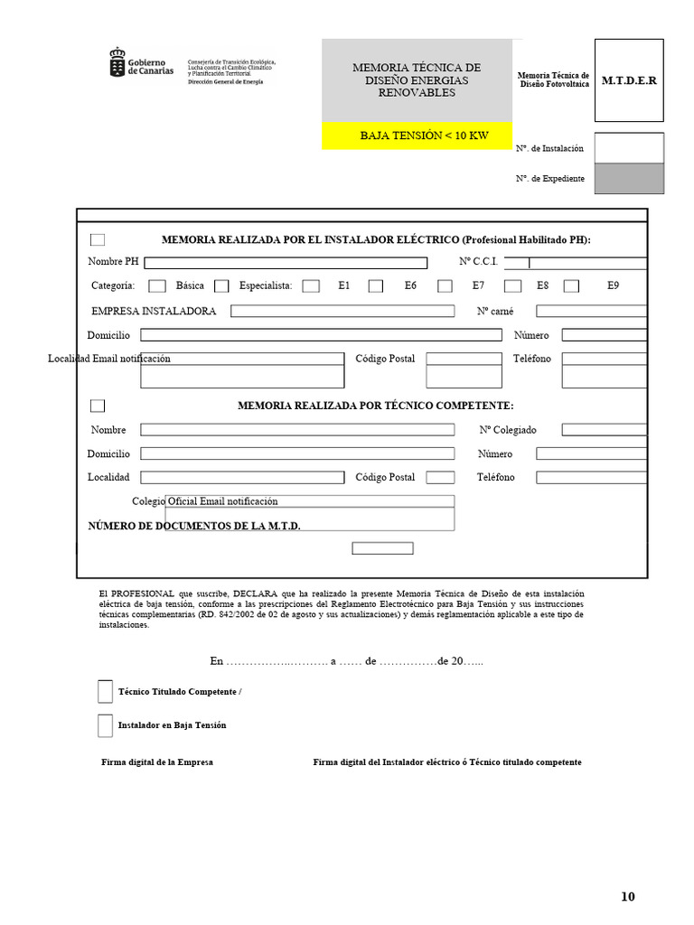 MTD - EERR - V2 David-10 | PDF | Energía sostenible | Energía renovable