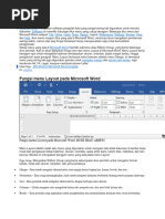22+ Fungsi Menu Layout Pada Microsoft Word Terbaru, Lengkap! | PDF ...