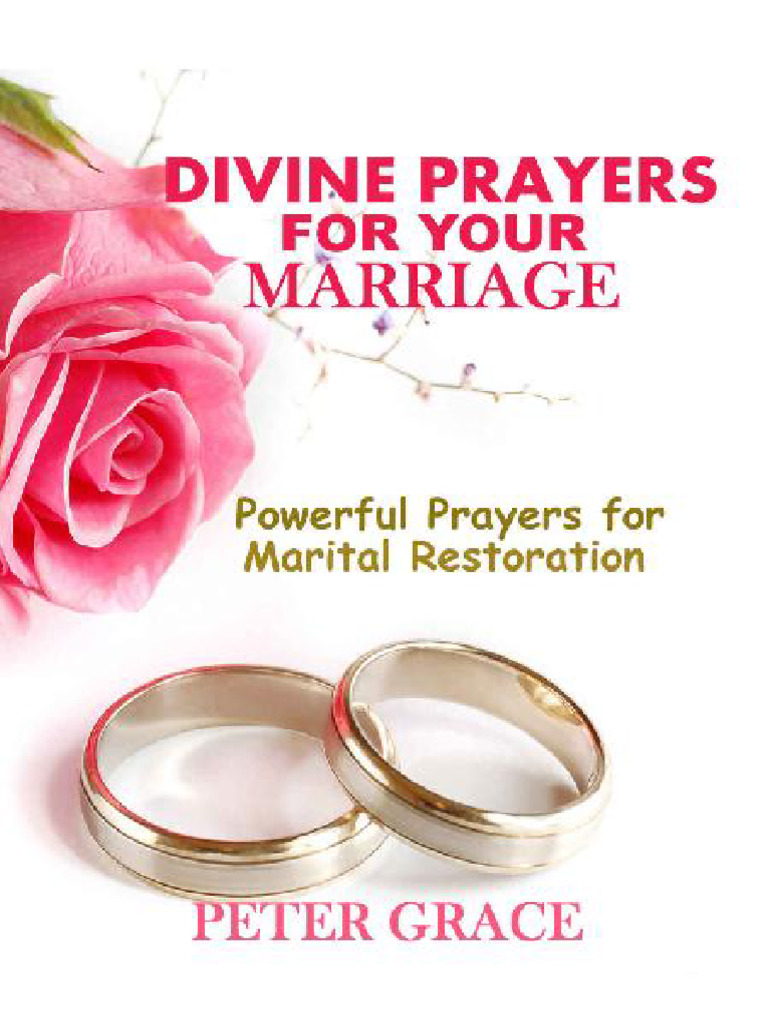 Divine Prayers For My Marriage - Peter Grace | PDF | Wife | Jesus