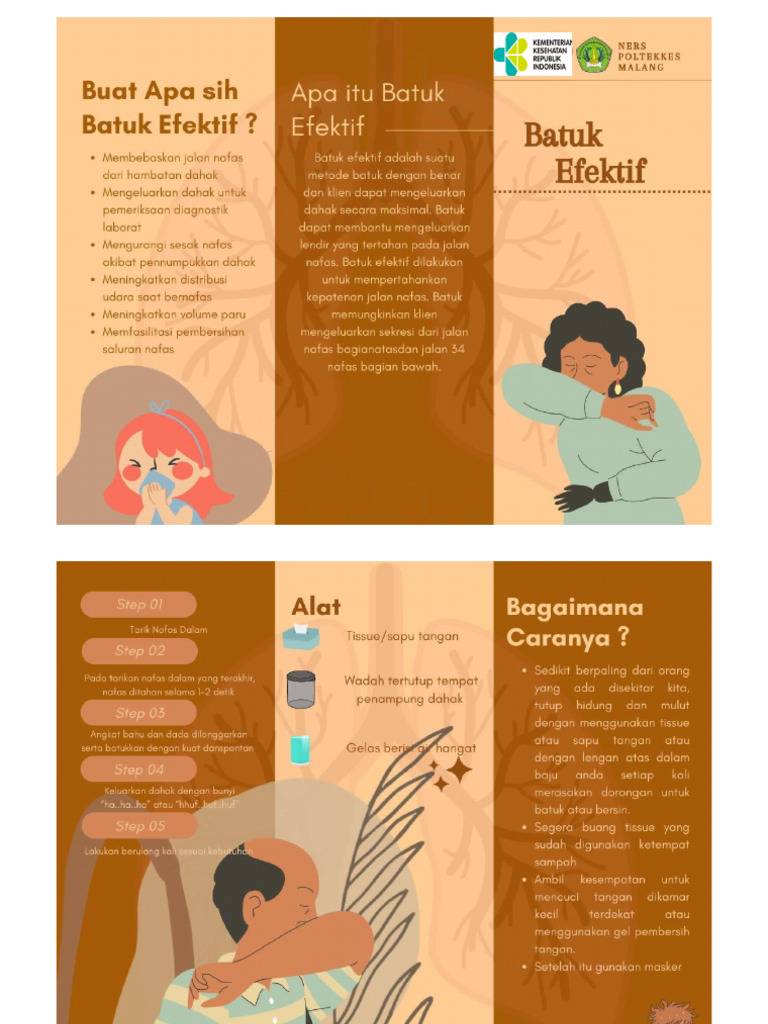 (Leaflet) Batuk Efektif | PDF