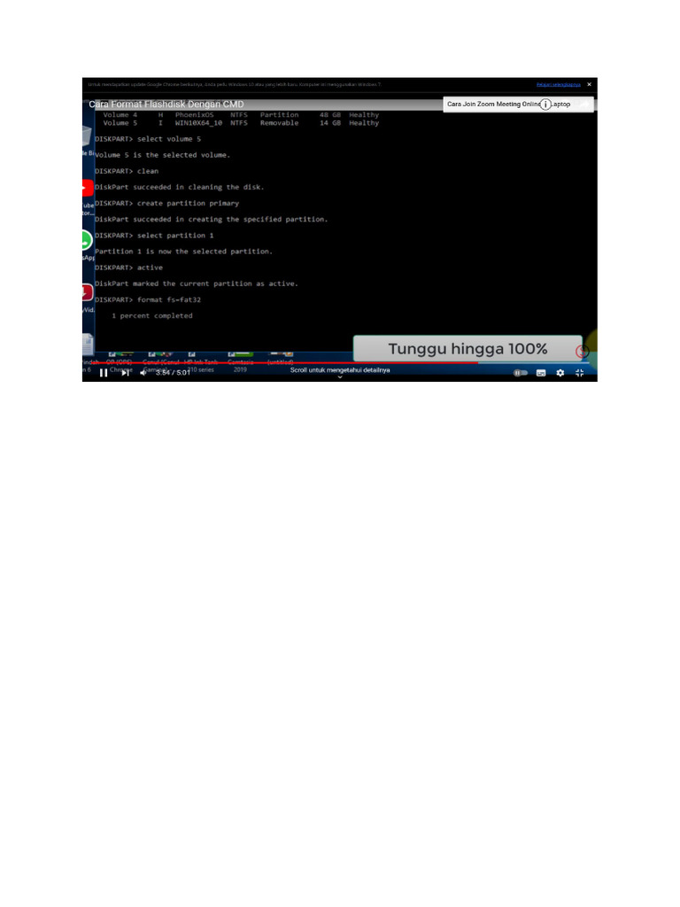 Cara Format FDD Melalui CMD | PDF