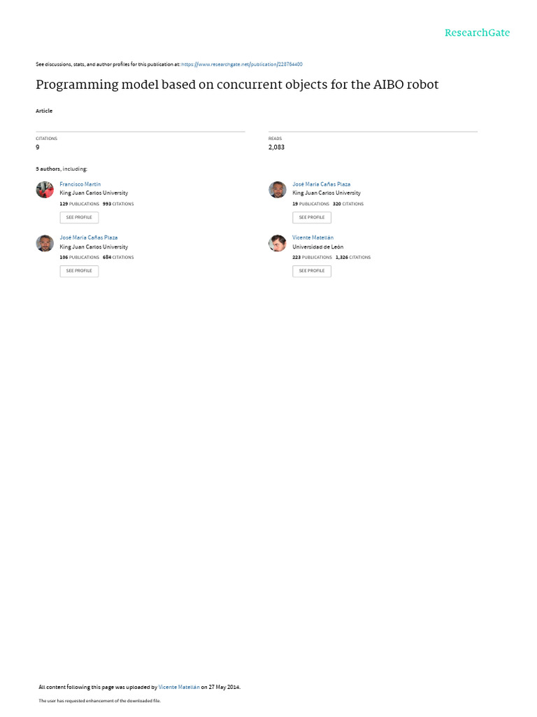 Programming Model Based On Concurrent Objects For | Download Free PDF | Transmission Control ...
