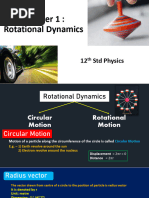 01-Physics (IIT JEE) Rotational Motion Concepts, Formulas, and ...