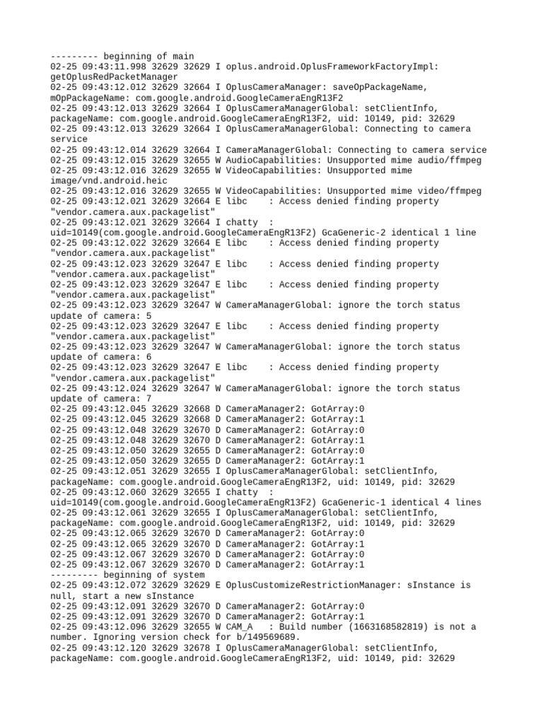 Log Cat 1708825391915 | PDF | Computer Science | Software