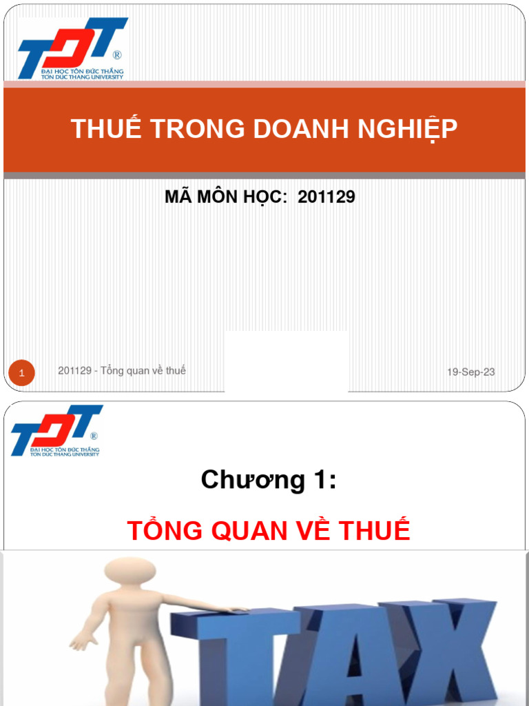 Chuong 1 Tong Quan Ve Thue | PDF